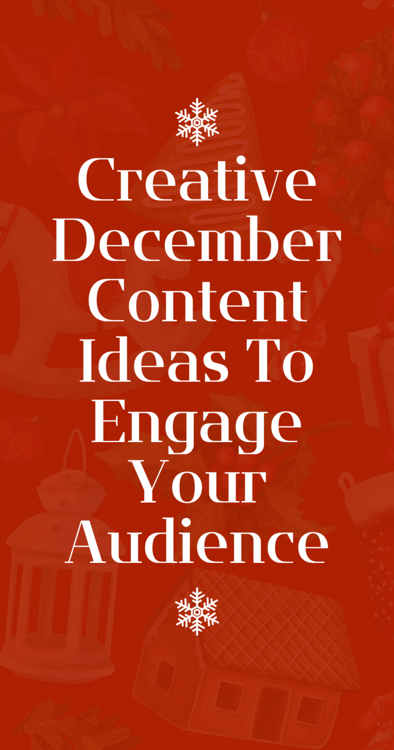 Creative December Content Ideas Using Pinterest Trends